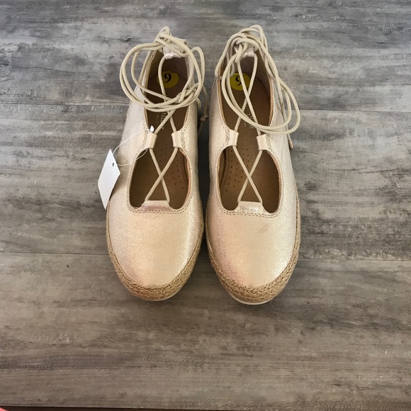 Naturalizer | Shoes | Naturalizer Lace Up Espadrille Ballet Flats Size ...