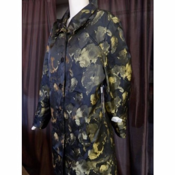 UbU | Jackets & Coats | Ubu 32 Raincoat Black With Gold Splotches ...