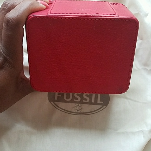 Fossil | Accessories | Fossil Red Watch Box | Poshmark