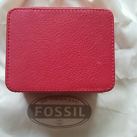 Fossil | Accessories | Fossil Red Watch Box | Poshmark