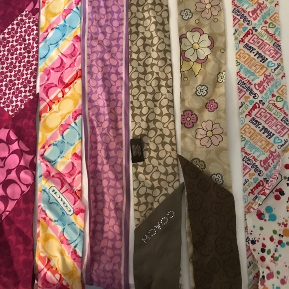 Coach | Accessories | Extensive Coach Silk Scarf Collection | Poshmark