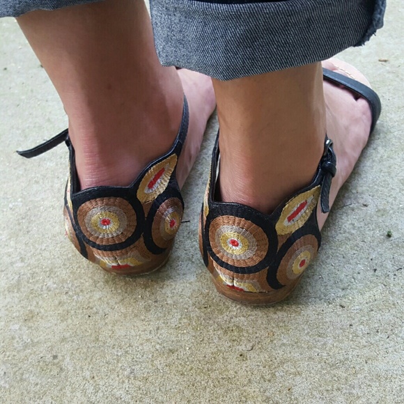 Report | Shoes | Used Embroidered Sandals | Poshmark