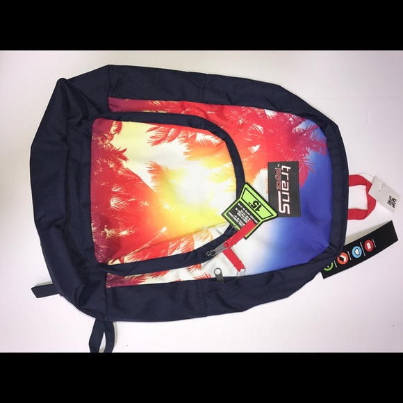 Jansport | Accessories | Trans Jansport Supermax Sunset Palm Tree ...