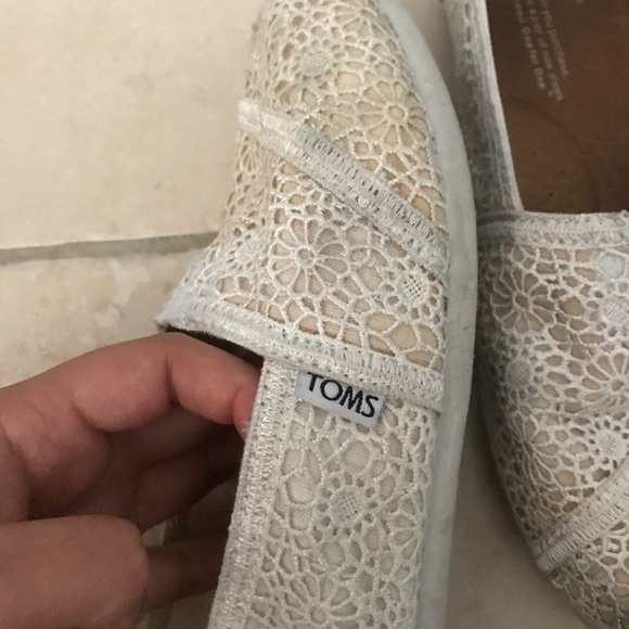 Toms | Shoes | Crochet Lace Toms | Poshmark