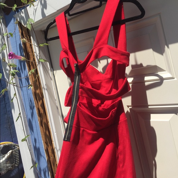 Dresses | Sexy Strapping Blood Red Dress | Poshmark