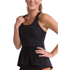 SPANX | Tops | Spanx Peplum Activewear Tank Top | Poshmark