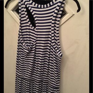 J. Crew | Dresses | Stripe Maxi Dress With Cutaway Arm | Poshmark