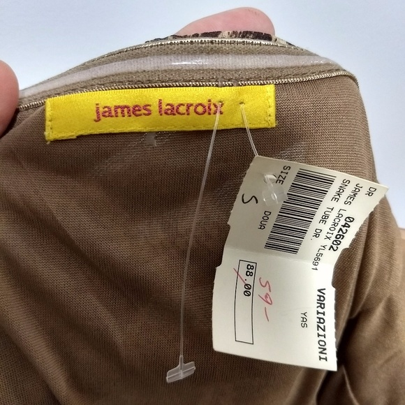 James Lacroix | Dresses | James Lacroix Snake Tube Strapless Dress ...
