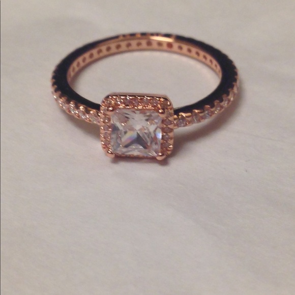 Pandora | Jewelry | Pandora Rose Gold Timeless Elegance Ring 56 | Poshmark