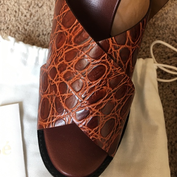 Chloe | Shoes | Chloe Mandarin Chestnut Brown Platforms | Poshmark