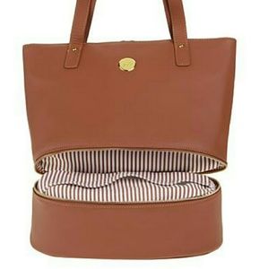 JOY | Bags | Joy Smart Chic Leather Handbag Set Wsecret Comp | Poshmark