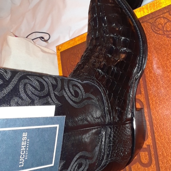 Lucchese | Shoes | Lucchese Crocodile Hand Made Cowboy Boots | Poshmark
