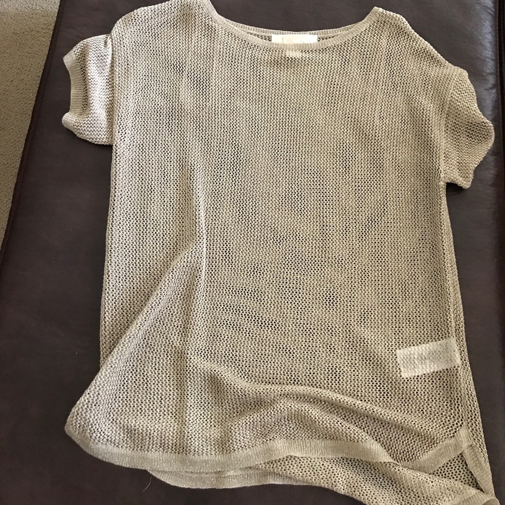 Michael Kors Gold Mesh Top - Gem