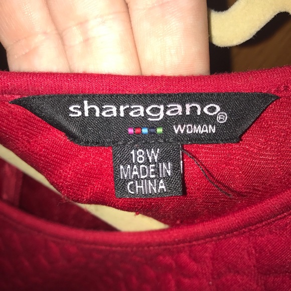 Sharagano | Dresses | Red Dress Size Xl | Poshmark
