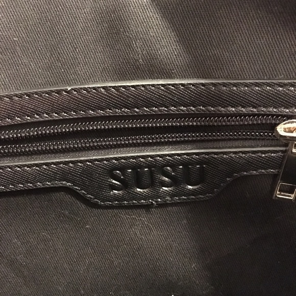 SUSU | Bags | Susu Bowling Style Black Handbag | Poshmark