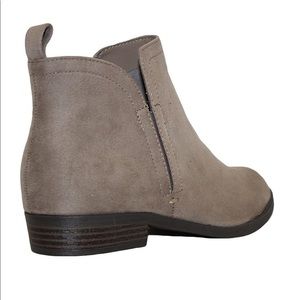 Boutique | Shoes | Distressed Tan Western Stitched Bootie | Poshmark