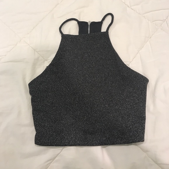Forever 21 | Tops | Sparkle Halter Crop Top | Poshmark