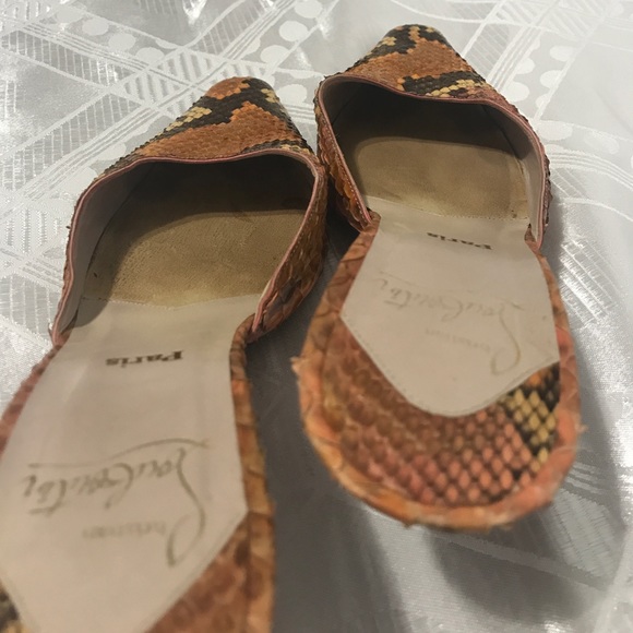 Christian Louboutin | Shoes | Christian Louboutin Python Kitten Pumps ...