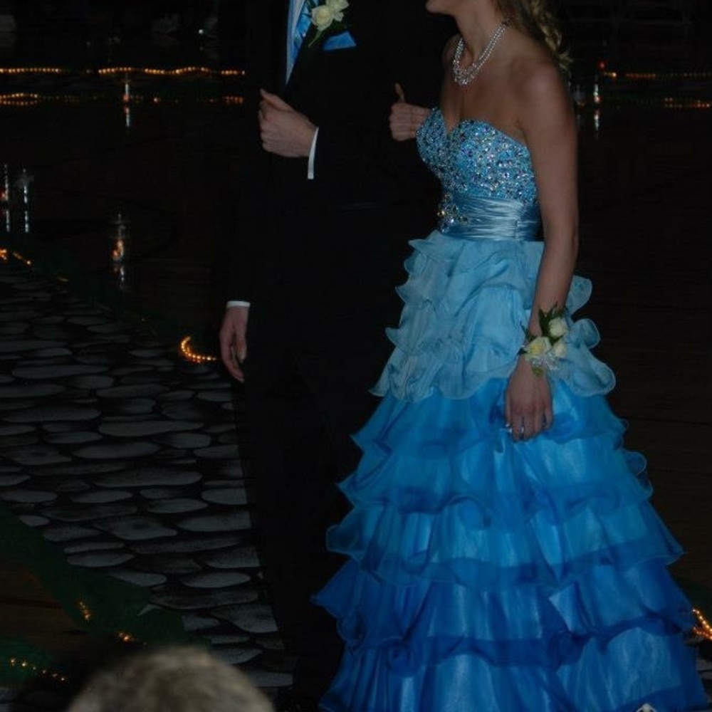 Gorgeous Blue Party Time Prom Dress - Gem