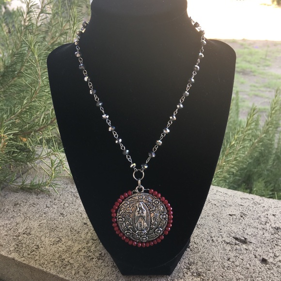 Jewelry | Handmade Virgen De Guadalupe Necklace | Poshmark