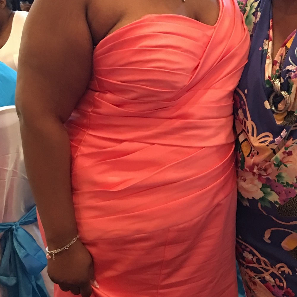 Alfred Angelo Bridesmaid/Prom Dress Color Coral - Gem