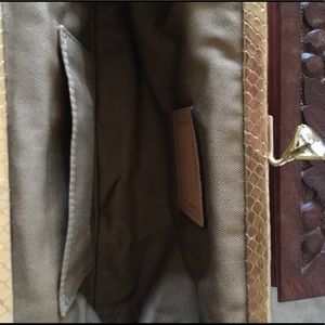 Coach | Bags | Coach Ombr Kisslock Frame Clutch Wpython Piping | Poshmark