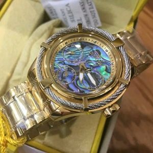 Invicta | Accessories | Nwt Invicta Ladies Abalone Multifunction Watch ...