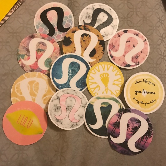 handmade | Accessories | Lululemon Sticker Bundle | Poshmark