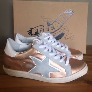 Freebird by Steven | Shoes | Freebird By Steven Rose Gold Star Leather ...