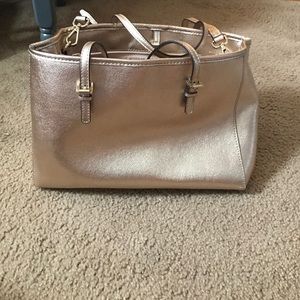 Michael Kors | Bags | Michael Kors Gold Sparkle Handbag | Poshmark