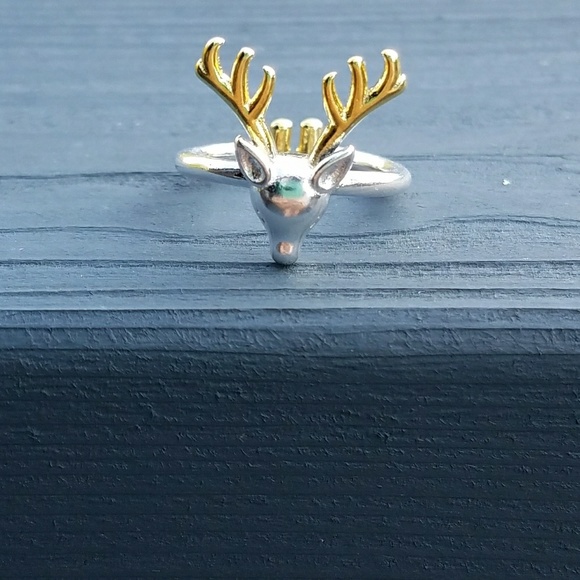 Jewelry | Deer Head Ring Boho Chic Ring | Poshmark