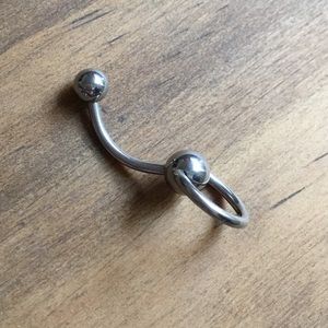 Hot Topic | Jewelry | 4g Stainless Steel Belly Ring | Poshmark