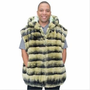 A.J. Ugent Furs | Jackets & Coats | Light Green Rex Rabbit Fur Zip 32 ...