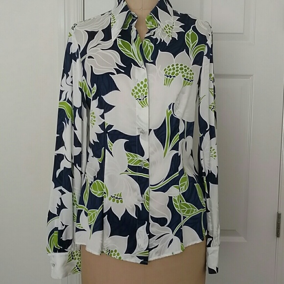 Escada | Tops | Escada Silk Blouse | Poshmark