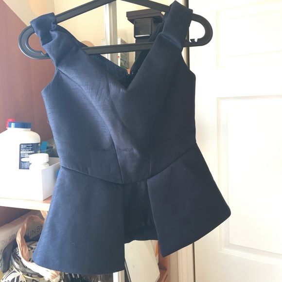 cameo | Tops | Cameo Collective Off The Shoulder Peplum Top | Poshmark