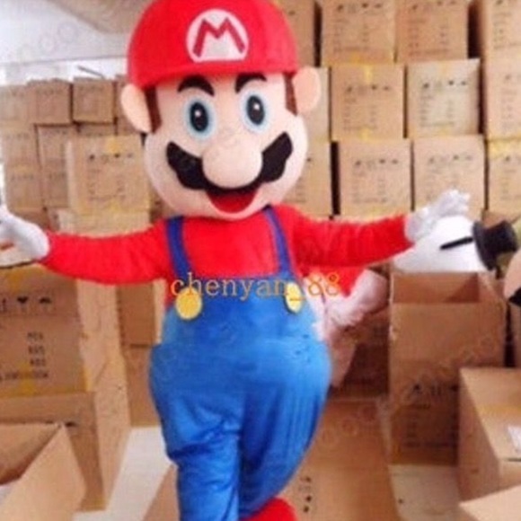 Other | Mario Bros Cos Play Mascot Giant Costume | Poshmark