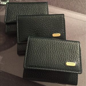 Bally | Bags | Bally Mini Coin And Cash Wallet | Poshmark