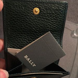 Bally | Bags | Bally Mini Coin And Cash Wallet | Poshmark