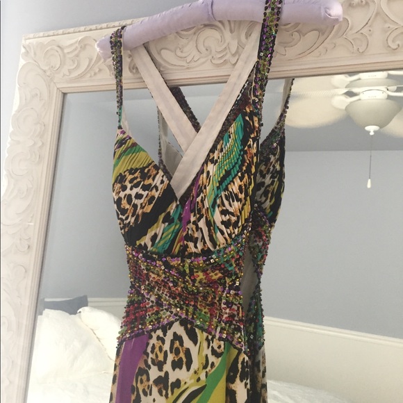 Jovani | Dresses | Jovani Beaded Pattern Prom Dress | Poshmark
