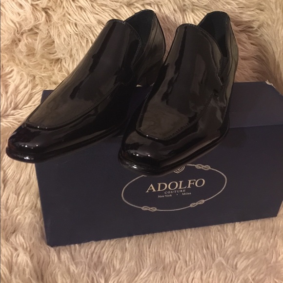 Adolfo | Shoes | Adolfo Mens Patent Leather Tuxedo Dress Shoes | Poshmark