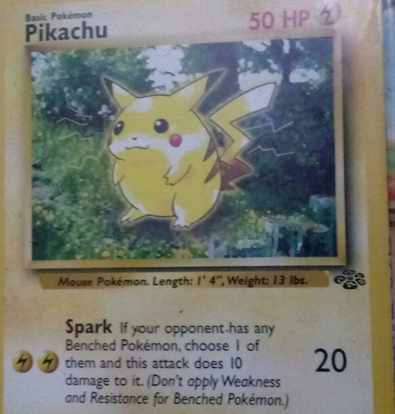 Pokemon | Other | Rare Original Pikachu Base Set | Poshmark
