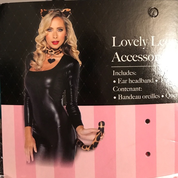 Leg Avenue | Accessories | Lovely Leopard Accessory Kit | Poshmark
