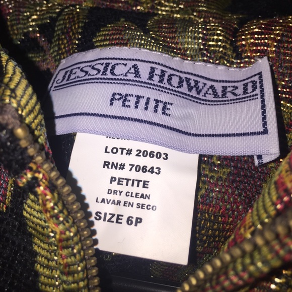 Jessica Howard | Jackets & Coats | Jessica Howard Tapestry Blazer ...