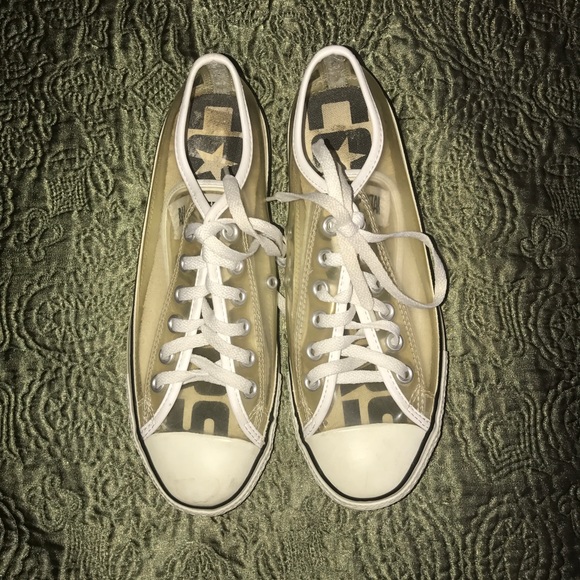 Converse | Shoes | Rare Transparent Converse | Poshmark