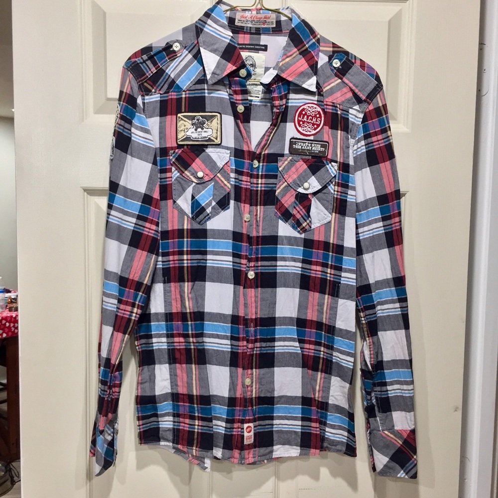 Unique Plaid Blouse - Gem