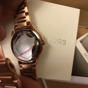 Michael Kors | Accessories | New Addition Rose Gold Heart Diamond Mk ...