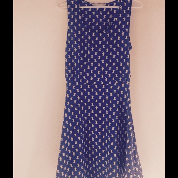 Modcloth | Dresses | Navy Cat Print Dress A Lovely Summer Sun Dress ...