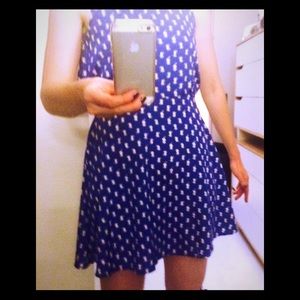 Modcloth | Dresses | Navy Cat Print Dress A Lovely Summer Sun Dress ...