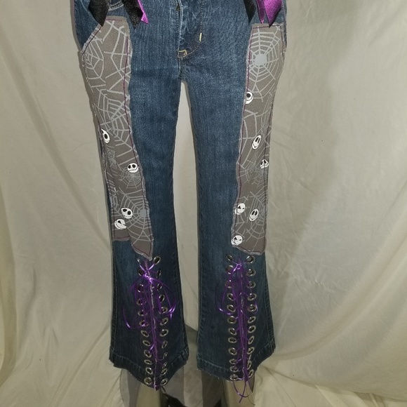 Old Navy | Jeans | Revamped Nightmare Before Christmas Lace Up Pants ...