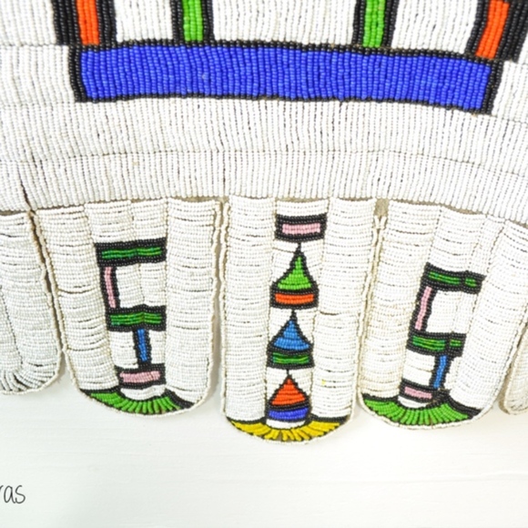 Vintage | Wall Decor | Vintage 6s African Ndebele Beaded Wedding Apron ...